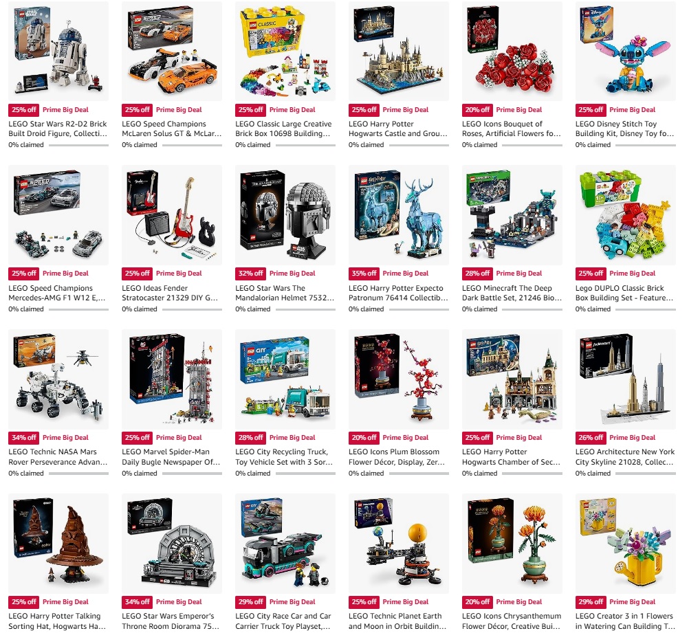 Unmissable Amazon Prime LEGO Deals This Season | B...